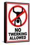 No Twerking Allowed Sign Poster | AllPosters.com