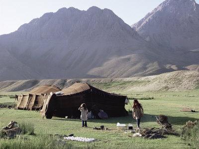 'Nomad Tents, Lar Valley, Iran, Middle East' Photographic Print ...