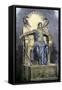 Nordic Mythology: Representation of the Deity Wotan (Odin). Colour ...