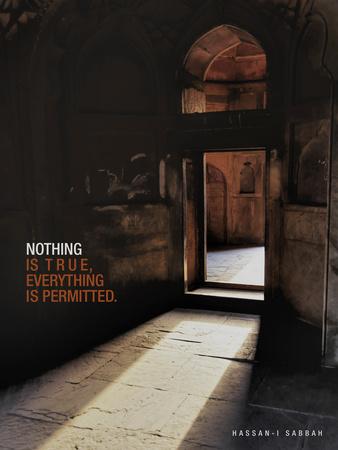 'Nothing is True, Everything is Permitted' Posters - Adam Jones ...