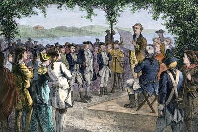 'Ohio Pioneers Installing Territorial Government at Marietta, Late ...