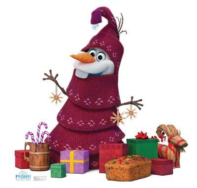 'Olafs Frozen Adventure - Olaf Knitted Tree' Cardboard Cutouts ...