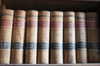 'Old Law Books in Library Virginia City, Nevada, USA' Photographic ...