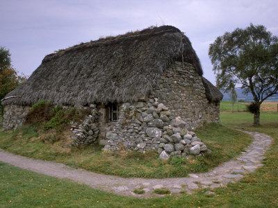 'Old Leanach Cottage, Culloden Battlefield, Near Inverness, Highland ...
