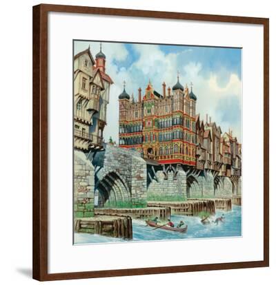 'Old London Bridge' Giclee Print - Peter Jackson | AllPosters.com