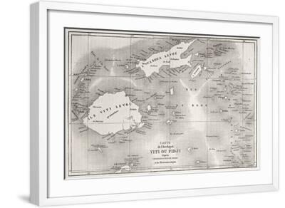'Old Map Of Fiji Islands' Posters - marzolino | AllPosters.com