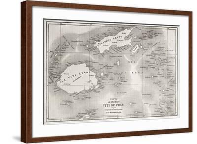 'Old Map Of Fiji Islands' Posters - marzolino | AllPosters.com