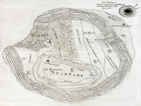 'Old Map Of Underworld, Such As Described In The Aeneid Sixth Book ...