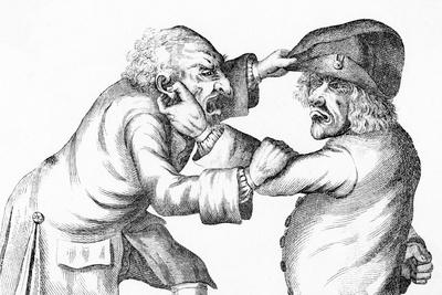 'Old Men Fighting' Prints - Tim Bobbin | AllPosters.com
