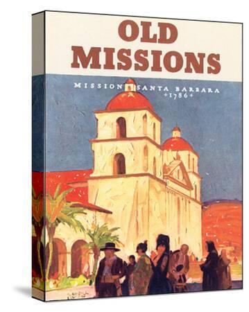 'Old Missions' Stretched Canvas Print | AllPosters.com