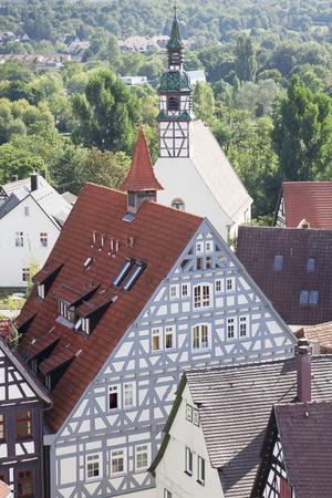 'Old Town, Waiblingen, Rems-Murr District, Baden Wurttemberg, Germany ...