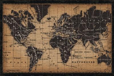 'Old World Map' Print - Pela Studio | AllPosters.com