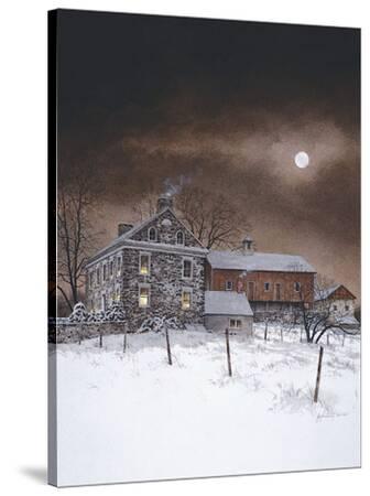 'Oley White' Stretched Canvas Print - Ray Hendershot | AllPosters.com
