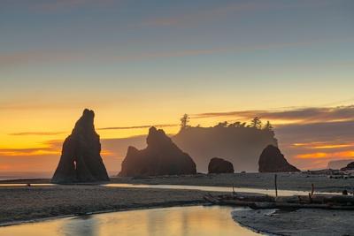 'Olympic National Park, Washington, USA at Ruby Beach at dusk' Photo ...