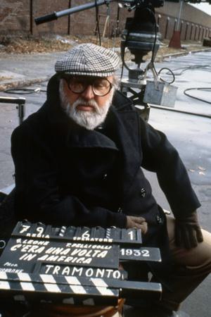 'Once Upon a Time in America 1984 Directed by Sergio Leone on the Set ...