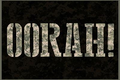 'Oorah! Camouflage Military Poster' Posters | AllPosters.com
