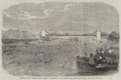 'Opening of the Thames Rowing Season, Procession of the London Boat ...