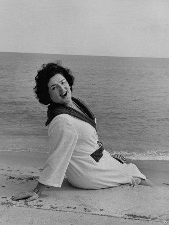 'Opera Singer Birgit Nilsson Vacationing' Premium Photographic Print ...