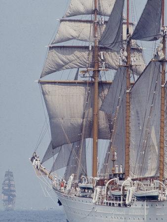 'Operation Sail in New York Harbor' Photographic Print - John Loengard ...