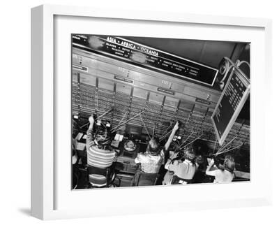 'Operators on Transoceanic Switchboard at Long Distance Building of New ...