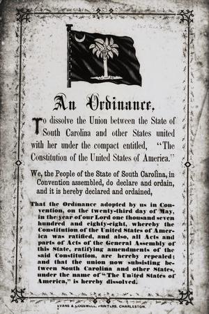 Ordinance to Dissolve the Union Photographic Print | AllPosters.com