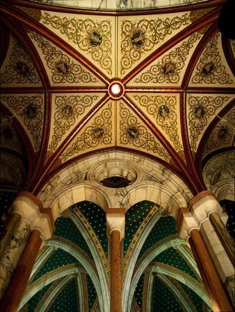 Ornate Vaulted Ceilings in High Victorian Gothic Style, Mount Stuart ...