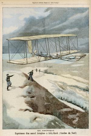 'Orville and Wilbur Wright Make the First Successful Powered Flight at ...