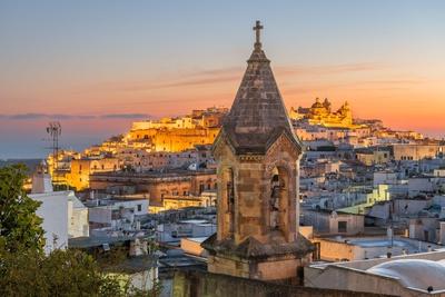 'Ostuni, Italy old town at dawn' Photo | AllPosters.com