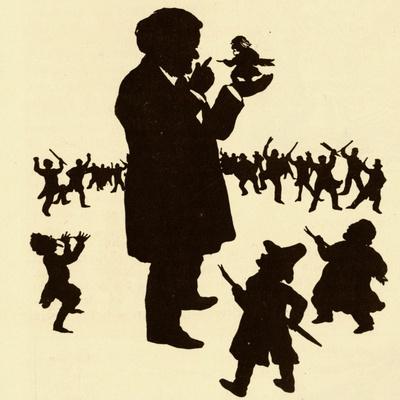 'Johannes Brahms and the Red Hedgehog, caricature' Giclee Print - Otto ...