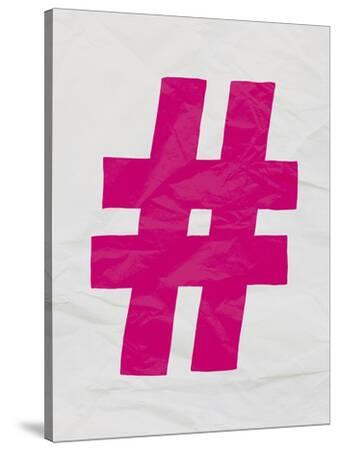 'Luminous Hashtag' Stretched Canvas Print - Otto Gibb | AllPosters.com