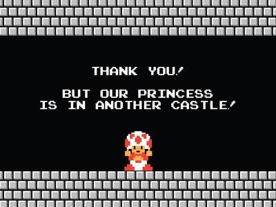 'Our Princess is in Another Castle' Poster | AllPosters.com