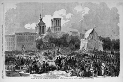 'Ovation to Millard Fillmore-- Procession Passing through Union Square ...