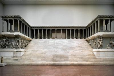 'Overall View of the Zeus Altar, Erected circa 180 BCE, at Pergamon ...