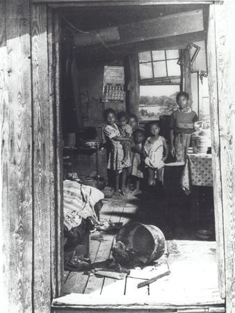 'Overcrowded Shack in Caroline County, Virginia, 1941' Photographic ...