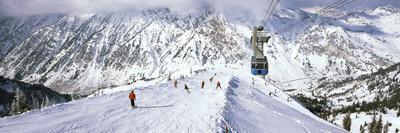 'Overhead Cable Car in a Ski Resort, Snowbird Ski Resort, Utah, USA ...