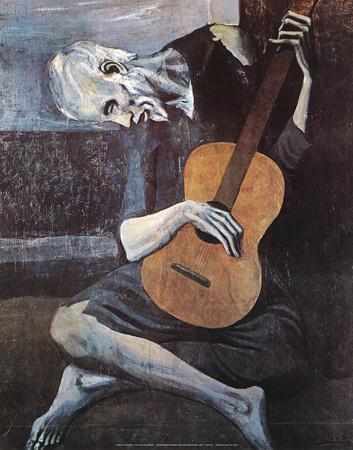 Pablo Picasso Blue Period Guitar
