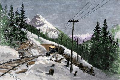 'Pacific Railroad's Canadian Transcontinental Railway and the Snow ...