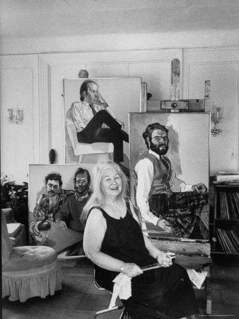 'Painter Alice Neel in Her Studio' Premium Photographic Print - Alfred ...