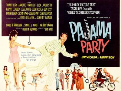 'Pajama Party, Annette Funicello, Tommy Kirk, 1964' Posters ...