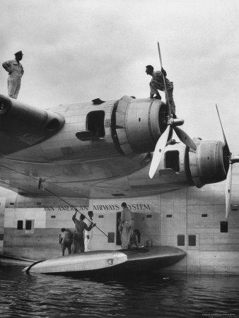 'Pan Am Clipper Seaplane' Photographic Print - George Strock ...