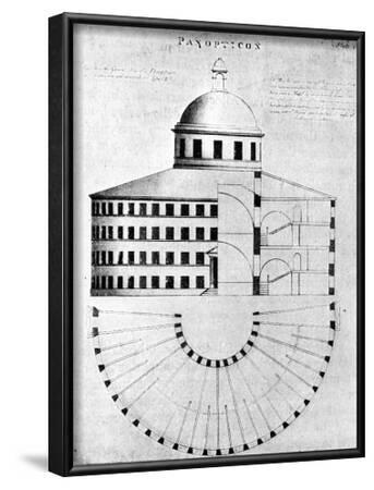 'Panopticon -Prison Design by Jeremy Bentham' Photographic Print ...