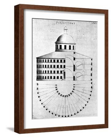 'Panopticon -Prison Design by Jeremy Bentham' Photographic Print ...