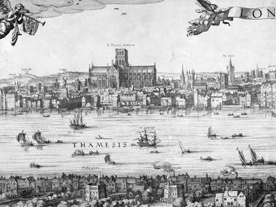 'Panorama of London, 1616' Giclee Print - Claes Jansz Visscher ...