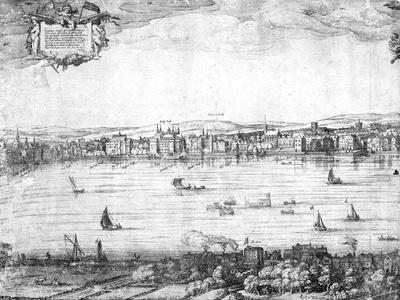 'Panorama of London, 1616' Giclee Print - Claes Jansz Visscher ...