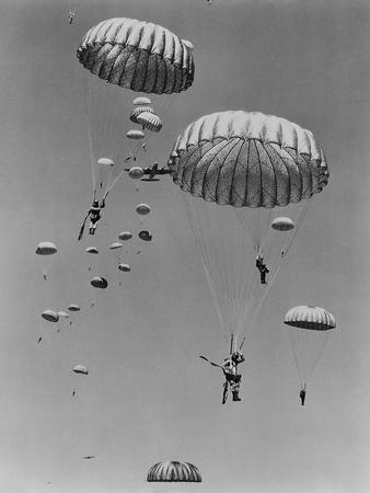'Paratroopers of the U.S. 187th Regimental Combat Team During a ...