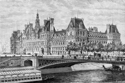 'Paris, France - Hotel de Ville' Prints | AllPosters.com