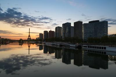 Paris skyline with Eiffel tower and Seine river in Paris, France Photo ...