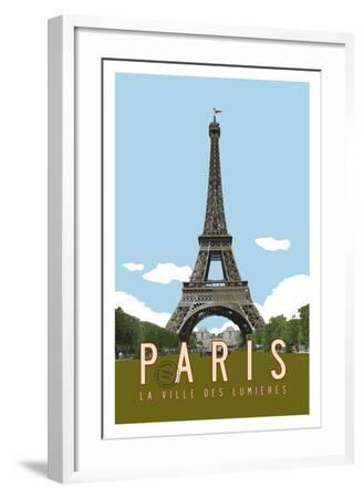 'Paris Travel Poster' Giclee Print - Michael Jon Watt | AllPosters.com