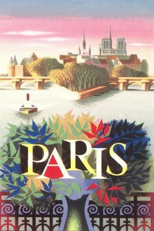 'Paris Travel Poster' Prints | AllPosters.com