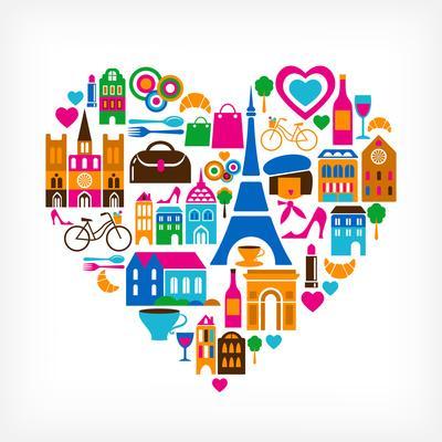 'Pars Love - With Set Of Icons' Prints - Marish | AllPosters.com